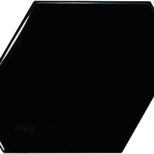 Centura - Wall Tiles Scale Benzene Black Glossy 4-1/2" x 5" - BE23833 ...