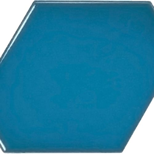 Centura - Wall Tiles Scale Benzene Electric Blue Glossy 4-1/2" x 5 ...