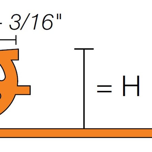 Schluter - RENO-VT Support Profile for RENO-V Reducers Anodized ...
