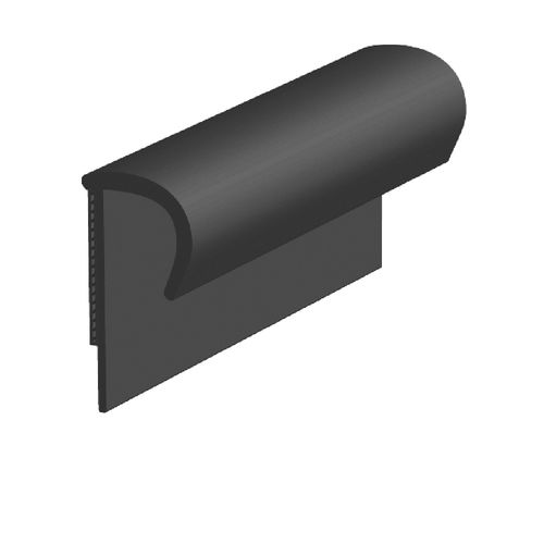 Core Flooring - Round Taped Carpet Cove Cap Vinyl #2 Brown - 1/4" (6.4 ...