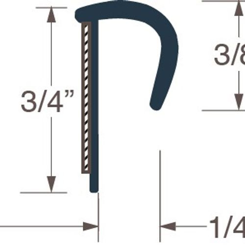 Core Flooring - Round Taped Carpet Cove Cap Vinyl #15 Burgundy - 1/4 ...