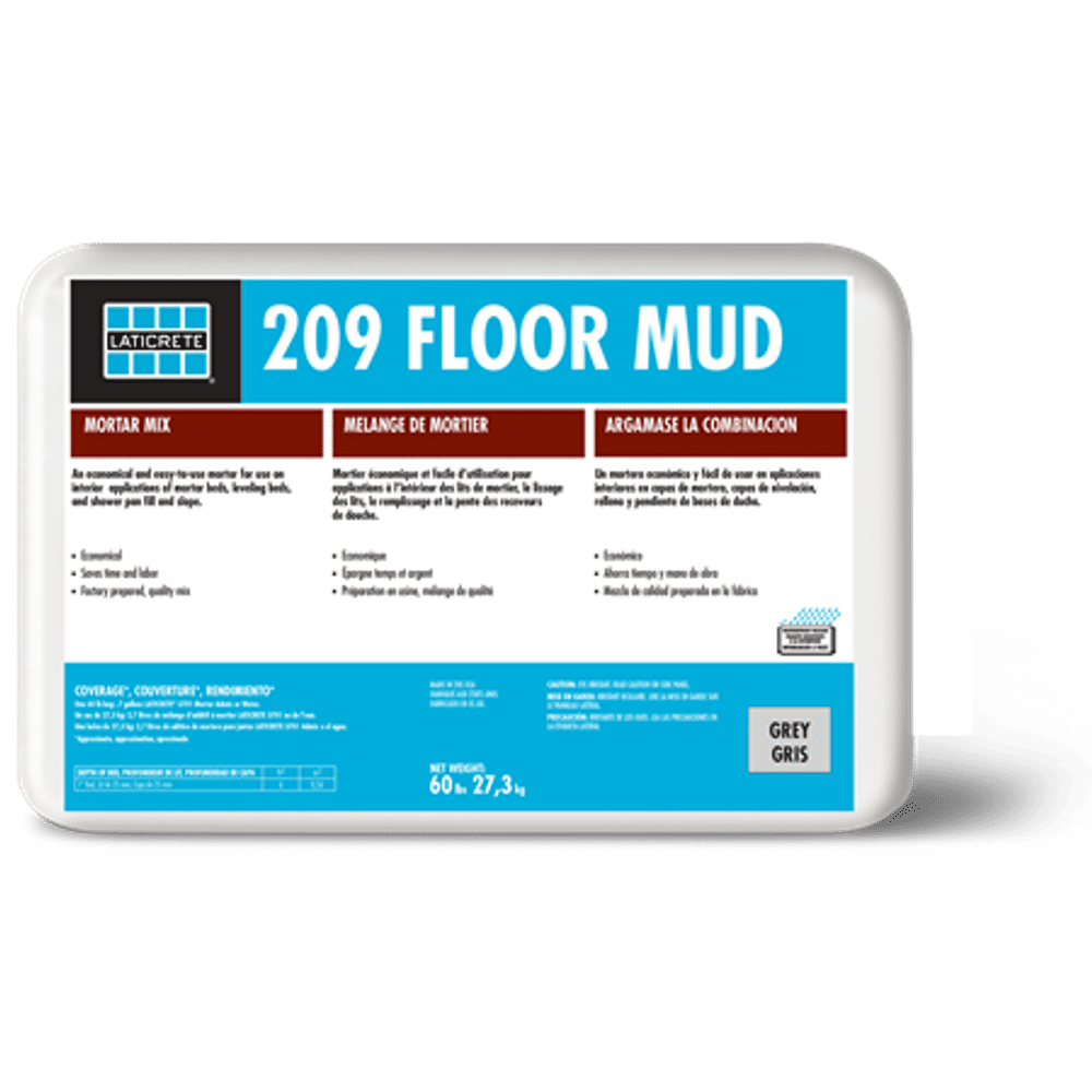 Laticrete Floor Mud 209 - to mix with 3701 - Grey 60 lb (0209-0060-21 ...