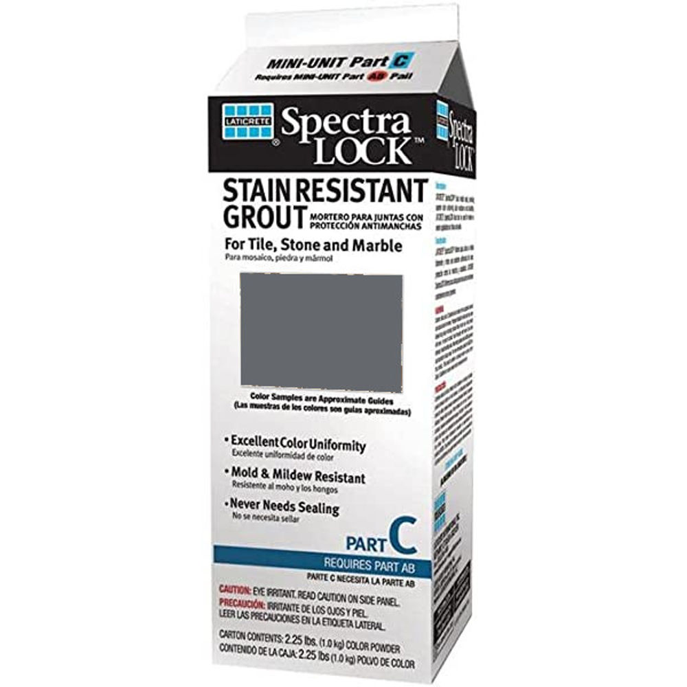 Laticrete Spectralock Pro Premium Grout Part C Colored Powder #60 Dusty Grey 2 lb (1260-0402-2 ...