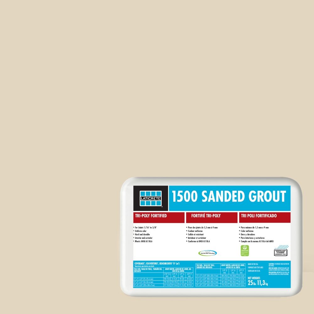 Laticrete 1500 Sanded Grout #39 Mushroom 25 lb (1539-0025-2) | FloorBox