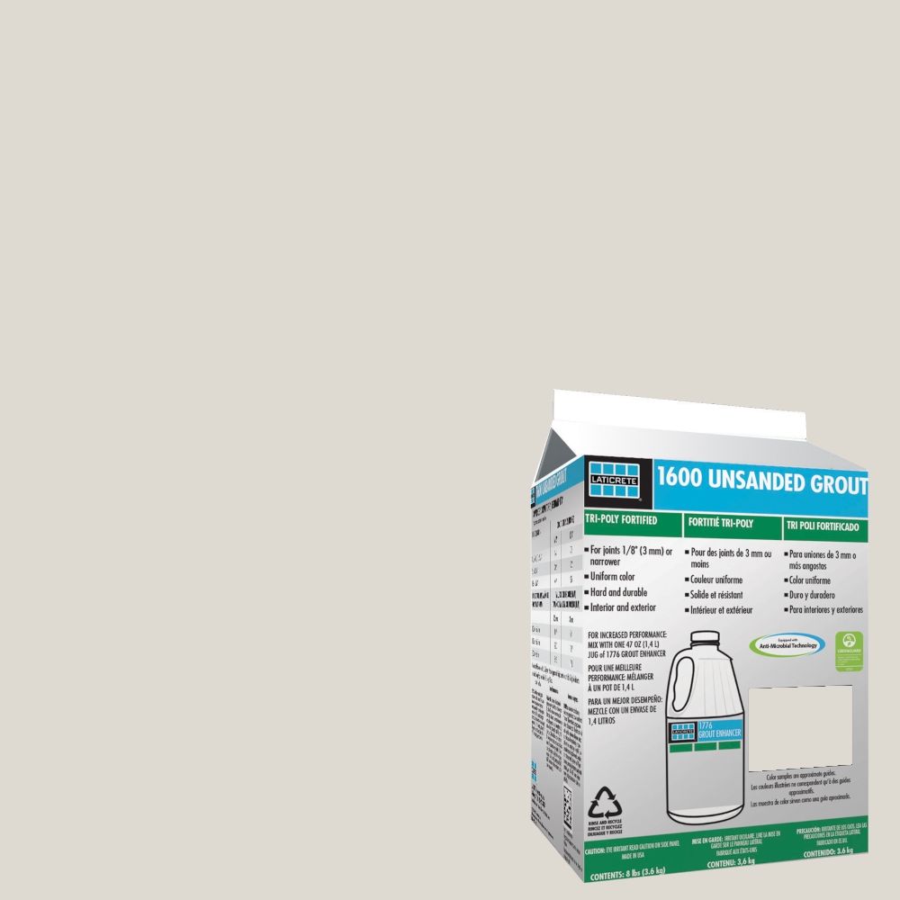 Laticrete 1600 Unsanded Grout #90 Light Pewter 8 lb (1690-0408-2) | FloorBox
