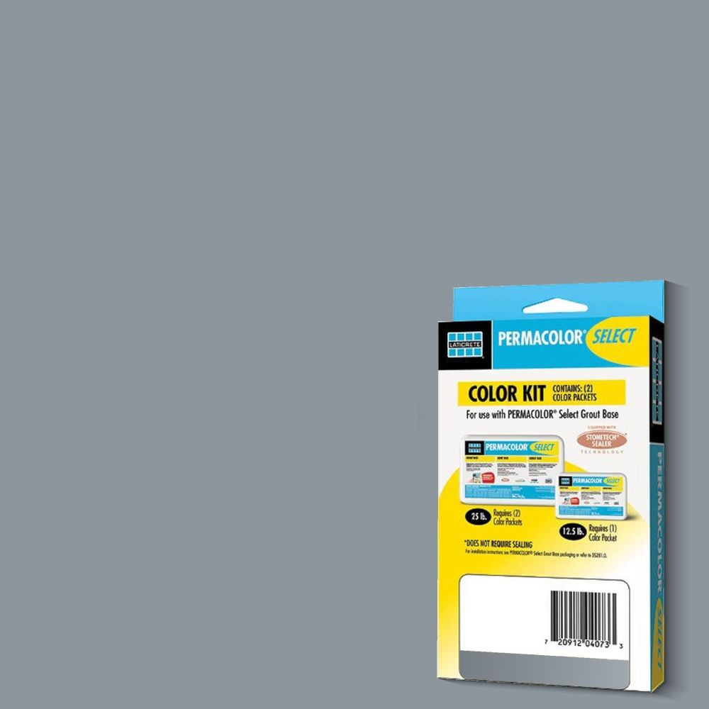 Laticrete Permacolor Select Kit de couleur #91 Slate Grey (2691-1001-2 ...