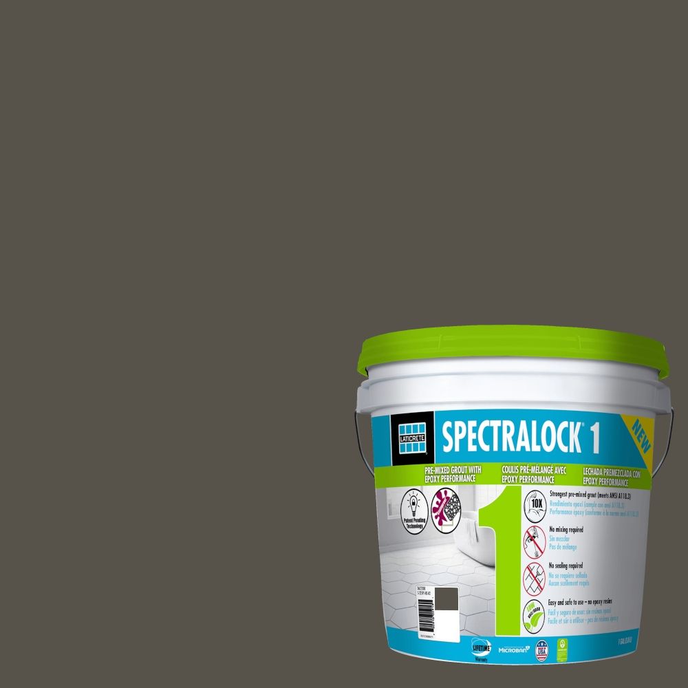 Laticrete Spectralock One Pre-mixed grout #35 Mocha 1 gal (3135-0001-2 ...