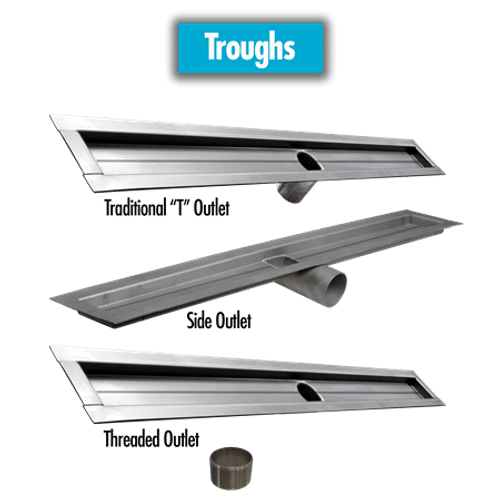 Laticrete - Hydro Ban Linear “T” Trough Drain 36" - 9244-0036-T | FloorBox