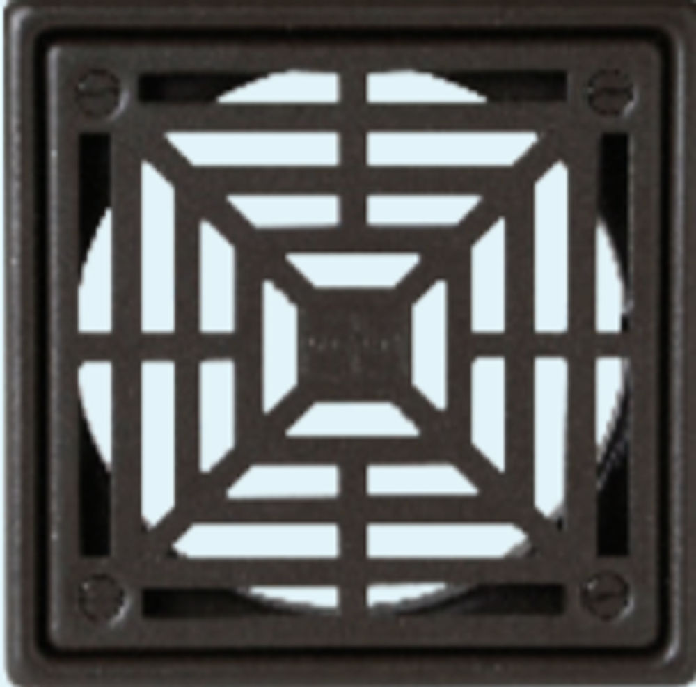 Laticrete Hydro Ban Oil Rubbed Bronze Bonding Flange ABS 4" x 4" (9246 ...