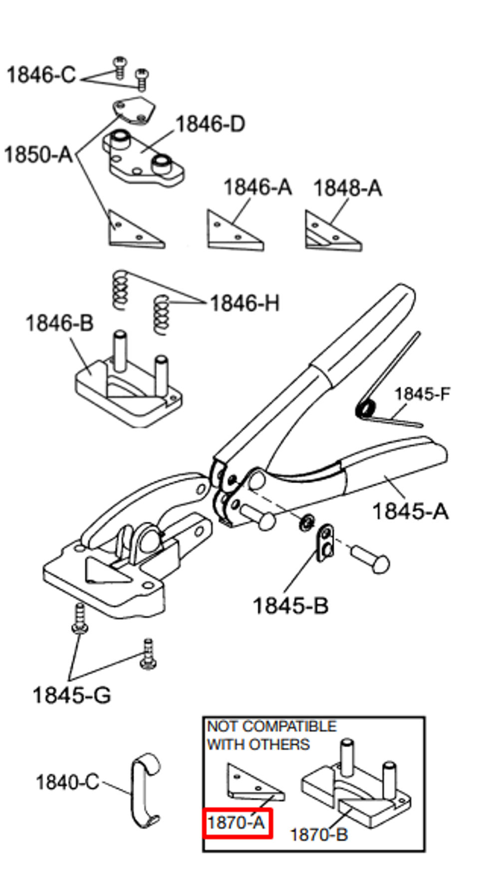 Crain Replacement Punch 1/8" for no. 851 (1870-A) | FloorBox