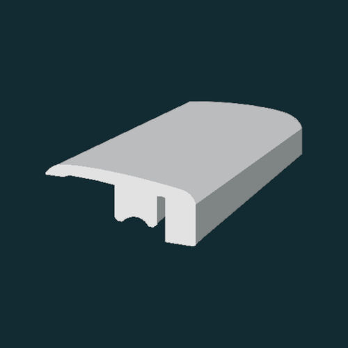 Inhaus - Laminate Flooring Lamdura Snowdrop End Cap 94" - IHEC115605 ...