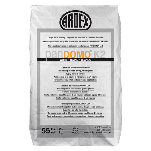 Ardex - Pandomo K2 Micro-Topping Compound for Loft Wear Surfaces, White ...