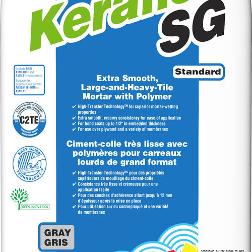 Mapei - Keraflex SG Extra Smooth Large & Heavy Tile Mortar #09 Gray 20 ...
