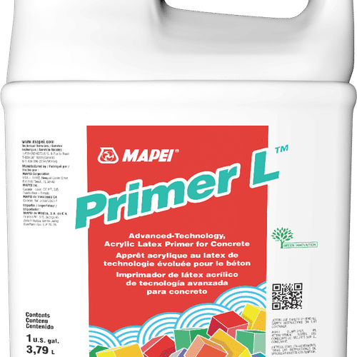 Mapei - Primer L Advanced-Technology Acrylic Latex Primer for Concrete ...