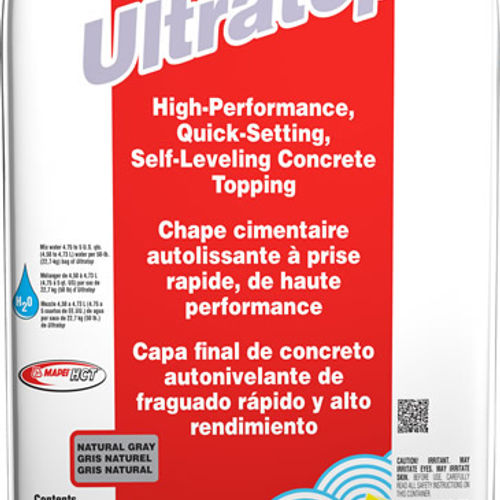 Mapei - Ultratop Self-Leveling Concrete Topping Natural Gray 22.7 kg ...