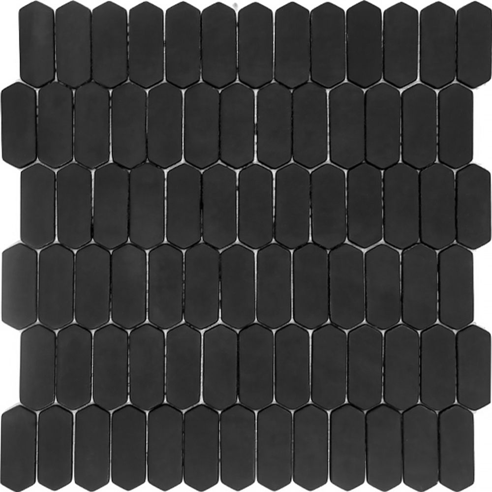 Centura Mosaic Pan Dan Graphite Matte 11" x 11" (LOSGRAPHITE) | FloorBox