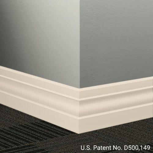Johnsonite - Millwork Contoured Wall Base #194 Antique White Ambassador ...