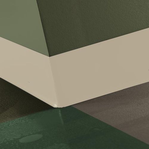 Johnsonite - Vinyl TightLock #34 Almond Wallbase 4' (Pack of 25) | FloorBox