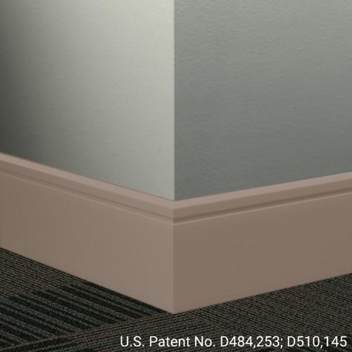 Johnsonite - Millwork Contoured Wall Base #107 Neutrality Reveal 4-1/4 ...
