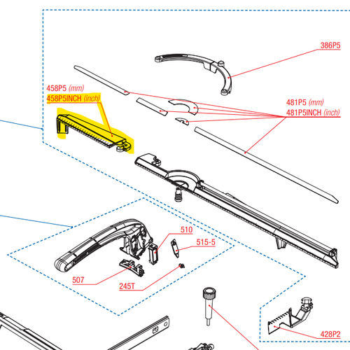 Montolit - Replacement Extension Square 63-75-93 in Inches for ...