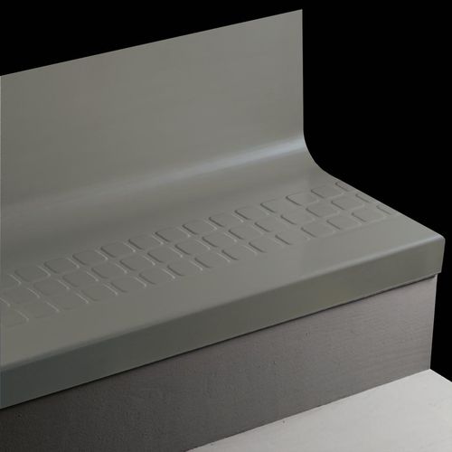 Johnsonite - Angle Fit Rubber Stair Tread with Integrated Riser Raised ...