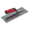 Rubi - Square Notched Trowel Pro 11" Steel 3/16" x 3/16" with Ergonomic ...