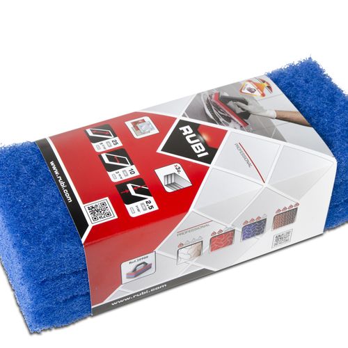 Rubi - Float Replacement Pads Mixed for Grout Float Superpro 1" x 4" x 10" (Pack of 3) - 20973 ...