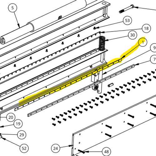 Marshalltown - Replacement Blade Stop for 29941 - 40" Magnum Soft ...