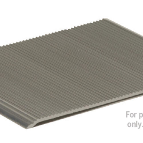 M-D PRO - Ribbed Threshold Drilled Staggered Aluminum 2-1/2" x 12 ...