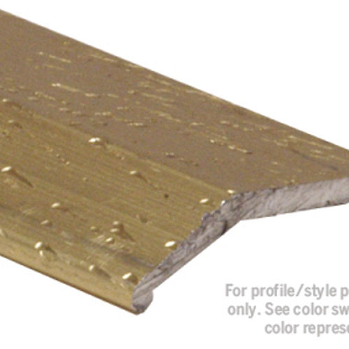 M-D PRO - Bevel Bar Aluminum Hammered Gold Anodized 1" x 12 ...