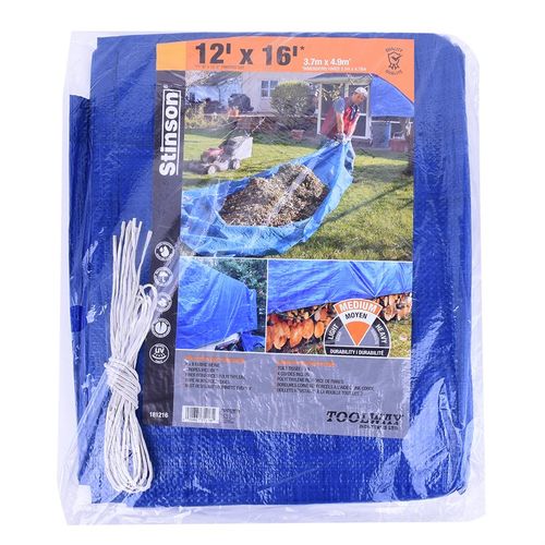 Toolway - Tarp Blue 12' x 16' - 181216 | FloorBox