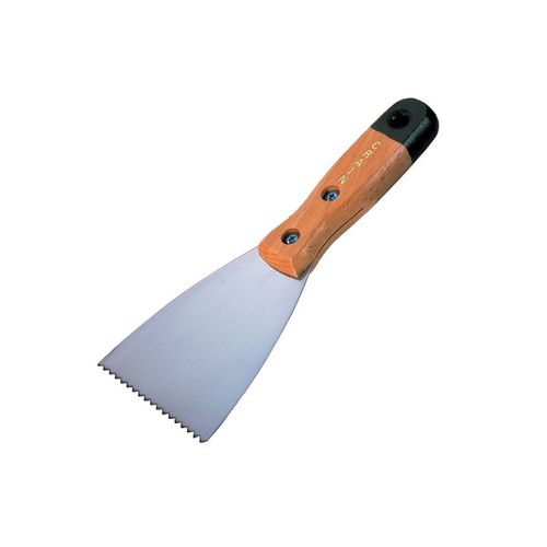 Crain - Adhesive Spreader V-Notch Polished Stainless Steel 1/8" x 1/8 ...