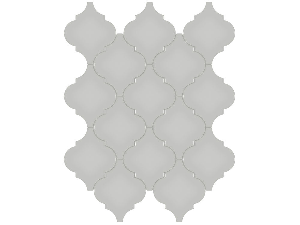Anatolia Mosaic Tile Soho Loft Grey Glossy 10" x 13" (4501-0477-0 ...