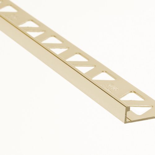 M-D PRO - Flat Tile Edge Profile CM2150 Anodized Aluminum Satin Gold ...