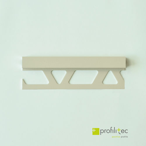 Profilitec - Wall Tile Edge Trim Kerajolly Aluminum Embossed Khaki 3/8 ...