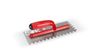 Rubi - Square Notched Trowel 4" x 11" Steel with Open Bicolor Plastic ...