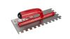 Rubi - Square Notched Trowel 4" x 11" Steel with Open Bicolor Plastic ...