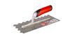 Rubi - Round (R-10) Notched Trowel 11" Steel with Open Rubiflex Handle ...