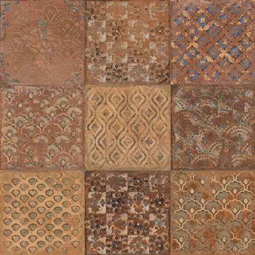 Centura - Floor Tiles Valdorcia Retro Mix Matte 8" x 8" - 92601 | FloorBox