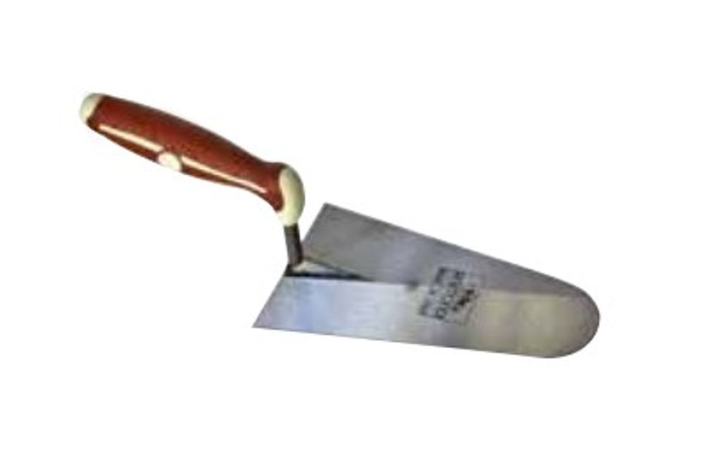 Raimondi Round Point Trowel with Anti-slip Rubber Handle and Finger ...