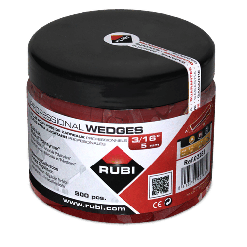 Rubi - Wedges for Tiles 3/16" (Pack of 500) - 02283 | FloorBox