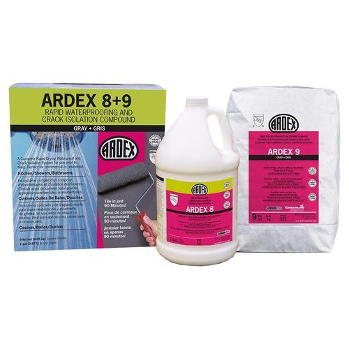 Ardex - Rapid Waterproofing & Crack Isolation Kit Ardex 8+9 Gray ...