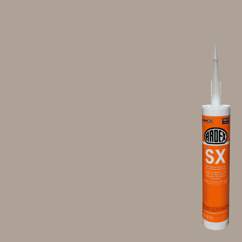 Ardex - SX 100% Silicone Sealant for Tile & Stone - Dove Gray #18 - 10. ...