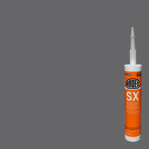 Ardex - SX 100% Silicone Sealant for Tile & Stone - Slate Gray #21 - 10 ...