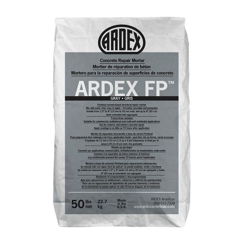 Ardex - FP Form & Pour Vertical Concrete Repair Mortar, Gray - 50 lb ...