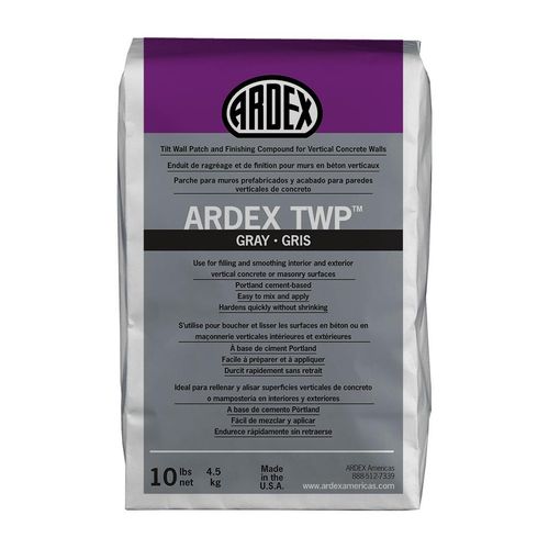 Ardex - TWP Tilt Wall Patch & Finishing Compound, Gray - 10 lb - 12508 ...