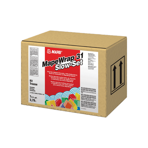 Mapei - MapeWrap 31 Slow-Set Epoxy Coating Kit Part A + B 1 gal ...