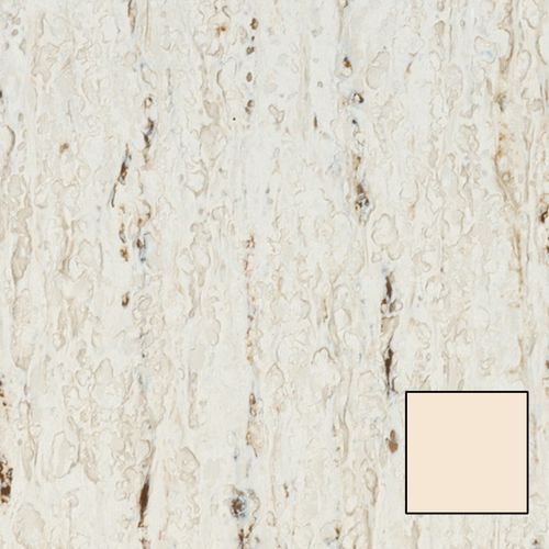 Johnsonite - Homogeneous Vinyl Roll iQ Optima #862 Raw Ivory 6.5' - 2 ...