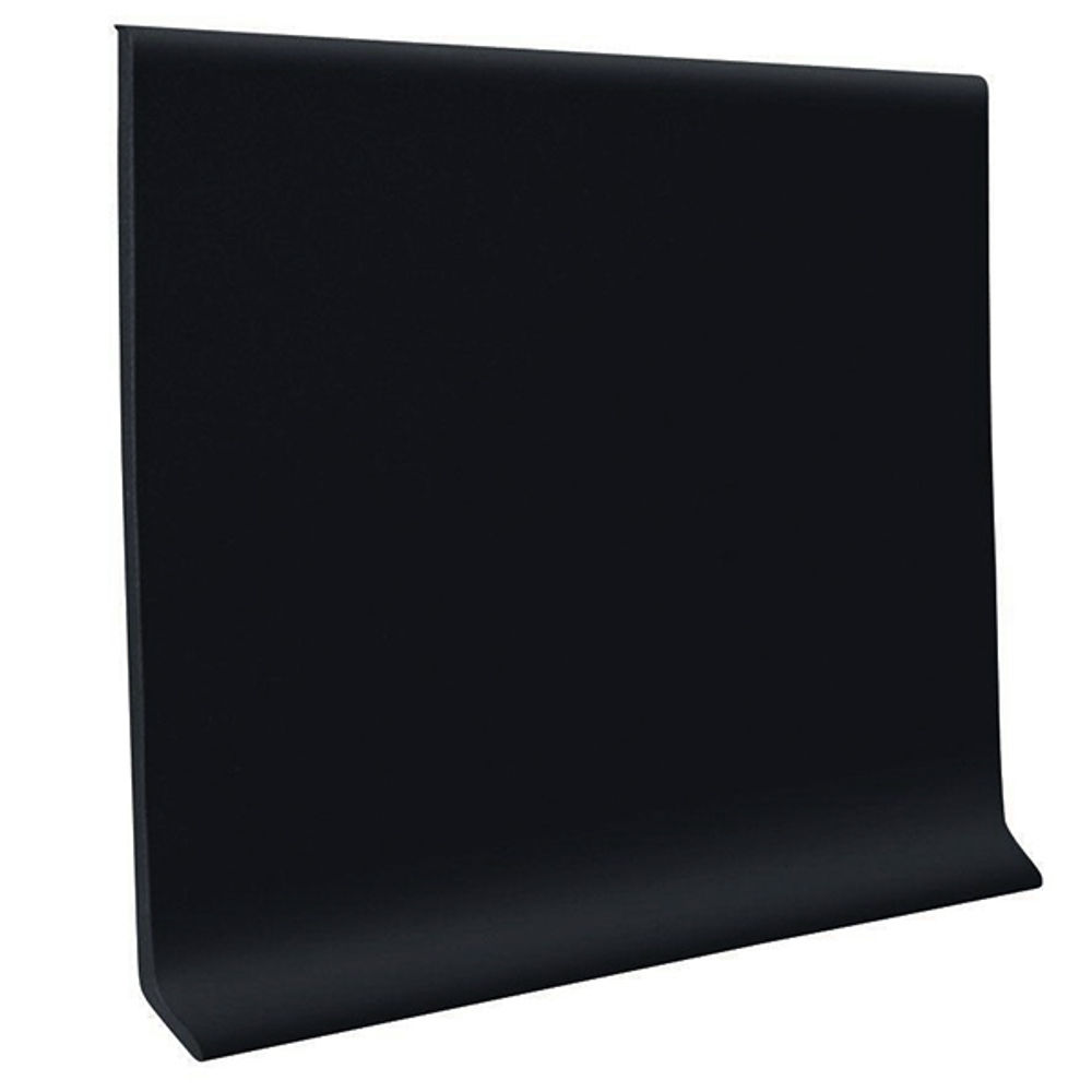 ROPPE Coved Vinyl Wall Base Coil Roppe 6" #100 Black 120' Roll ...
