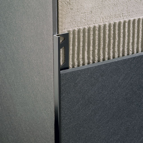 Profilitec - Wall Tile Edge Trim Kerajolly Powder Coated Aluminum Black ...